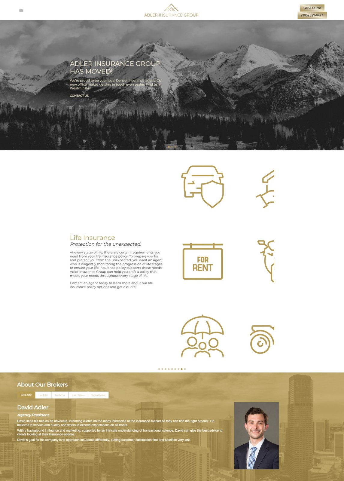 7 Inspiring Insurance Agent Website Examples | EverQuote